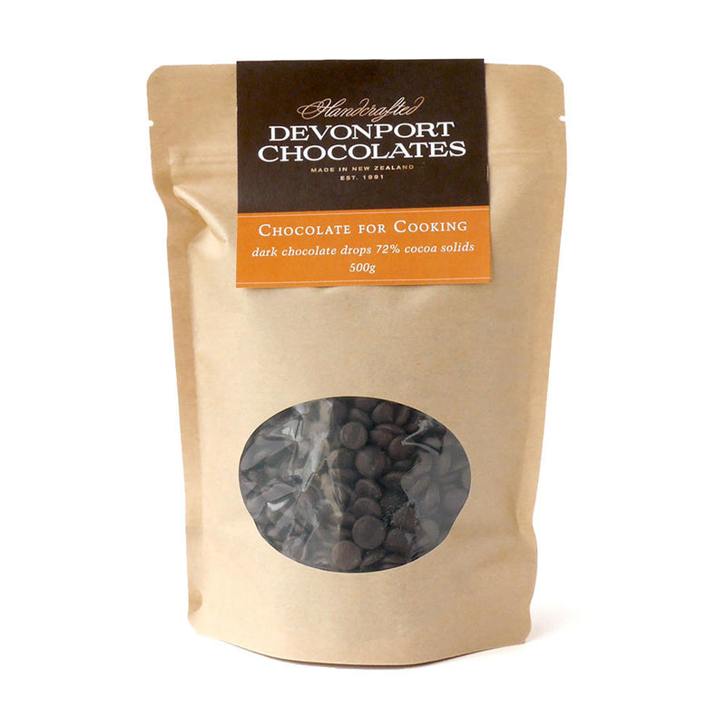 70% Cocoa Solids Dark Chocolate Drops - Devonport Chocolates